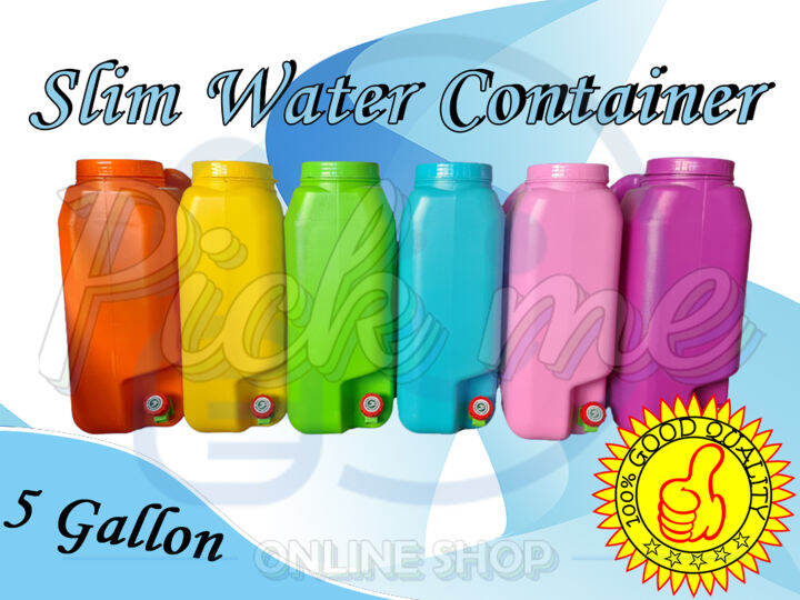 Water gallon water dispenser slim container water jug 5 gallon | Lazada PH