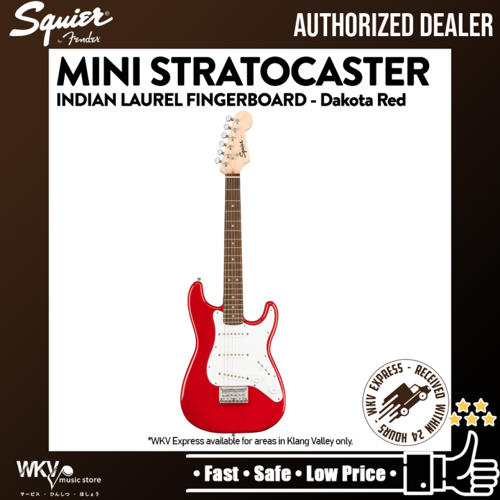 Squier by Fender Mini Stratocaster Electric Guitar Indian Laurel ...