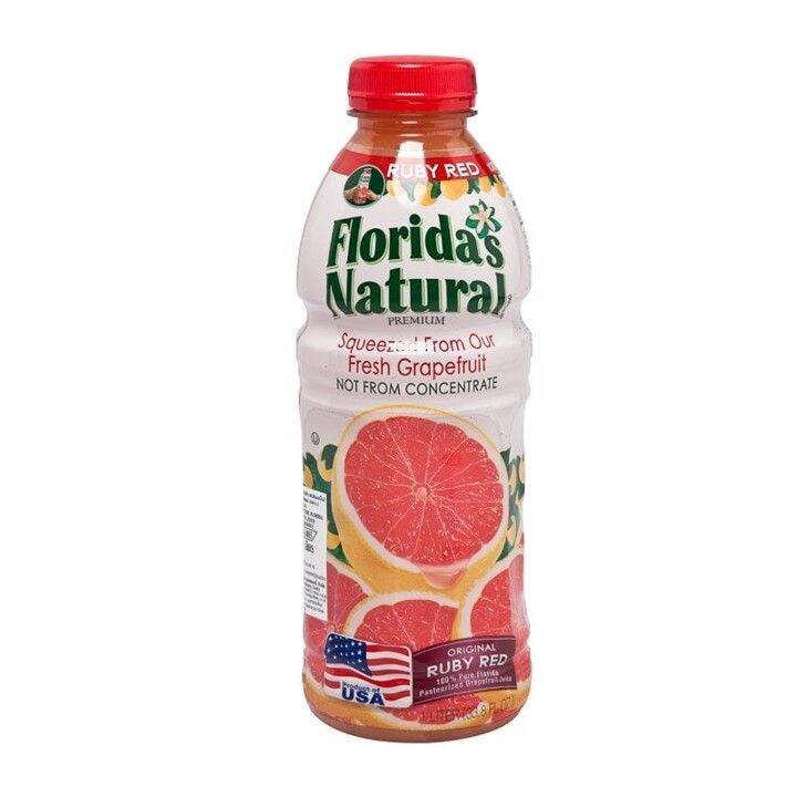 Floridas Natural Ruby Red Grapefruit Juice ฟลอริด้าส์ แนชเชอรัล น้ำรูบี้เรดเกรปฟรุ๊ต 1L | Lazada ...