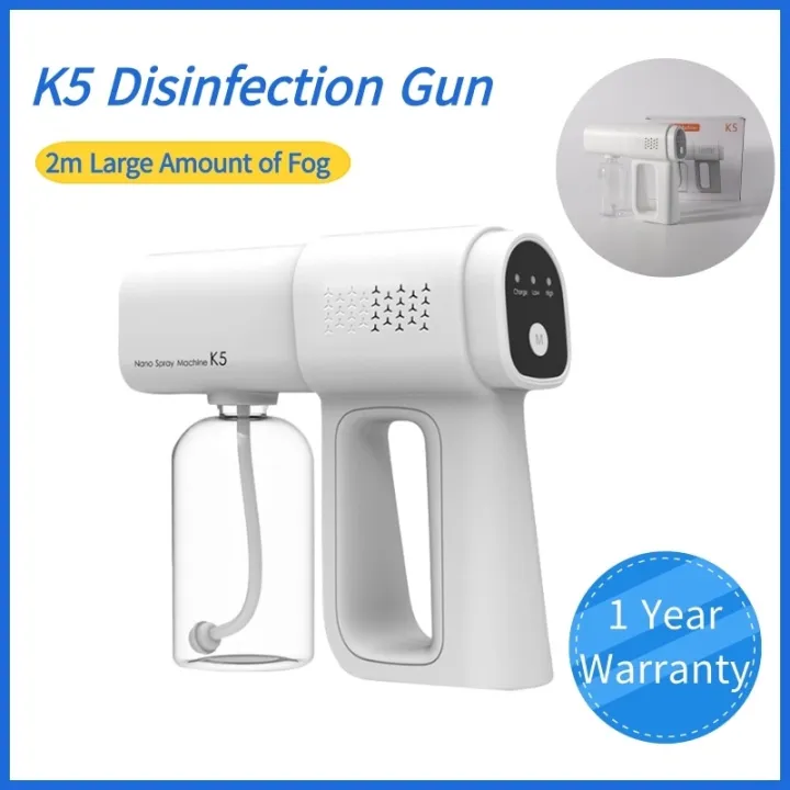 K5 Disinfection Spray Gun 380ml Nano Disinfection Sprayer Wireless ...