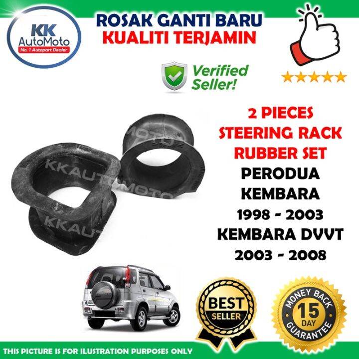 Steering Rack Rubber Set OEM 2 Biji - Perodua Kembara 1998 - 2003 ...
