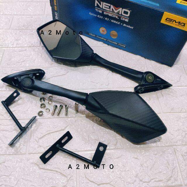 【Hot sale】 NEMO CBR TYPE / Ninja NMAX v1 Side Mirror Long / windshield ...