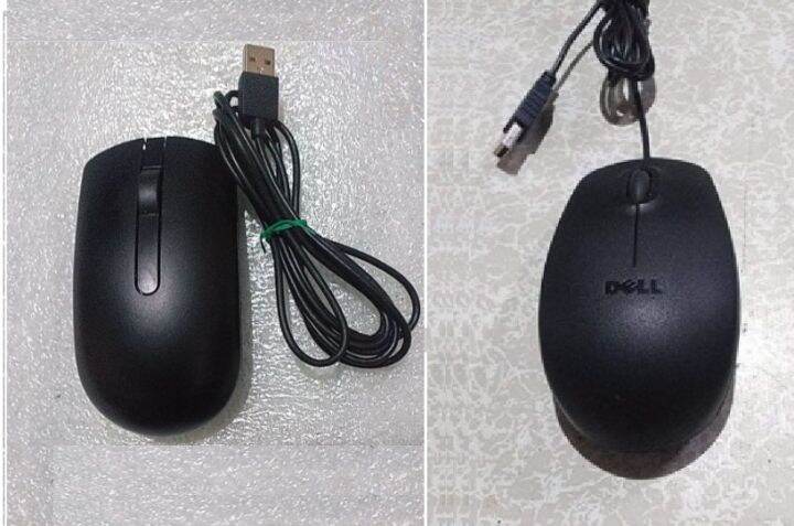 Genuine Dell Optical Mouse MS111 & MS116 (original) Black | Lazada PH