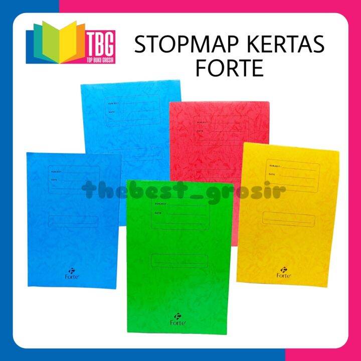 14 PCS STOPMAP KERTAS F4 FORTE / MAP KERTAS / MAP FILE | Lazada Indonesia