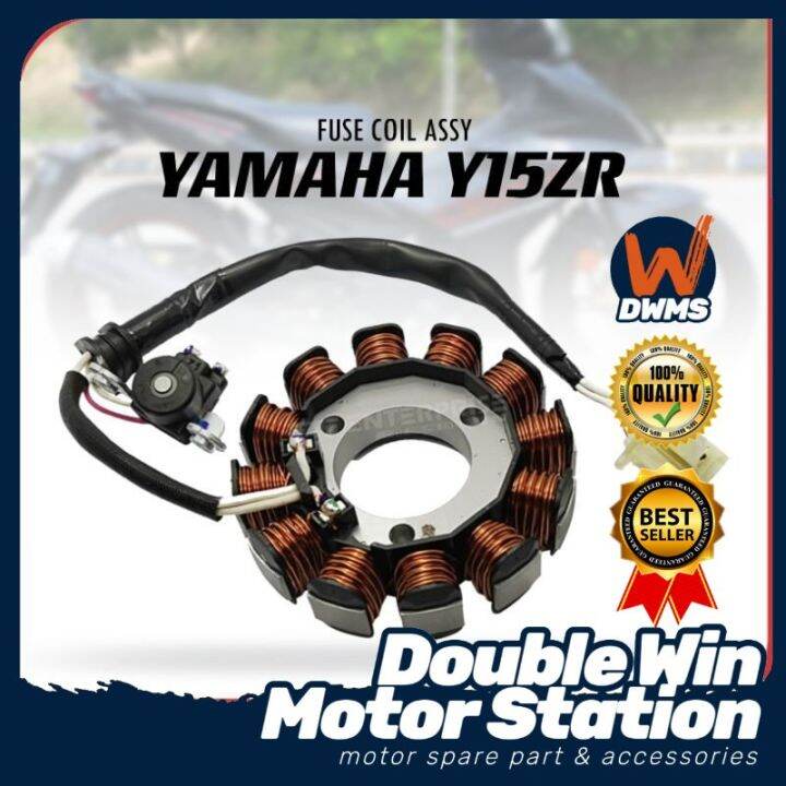 YAMAHA Y15ZR FUSE COIL ASSY MAGNET COIL FIELD COIL ASSY | Lazada