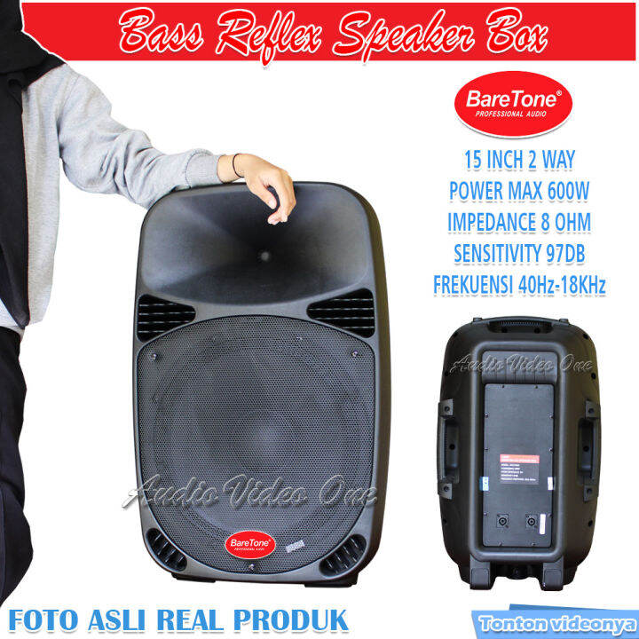 Speaker 15 Inch BARETONE MAX15MW 2 Way Speaker Cafe Spiker Pasif ...
