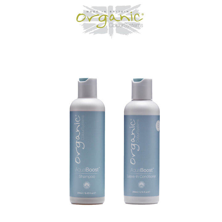 Organic Colour System OCS Aqua Boost Shampoo 250ml + Leave-in ...