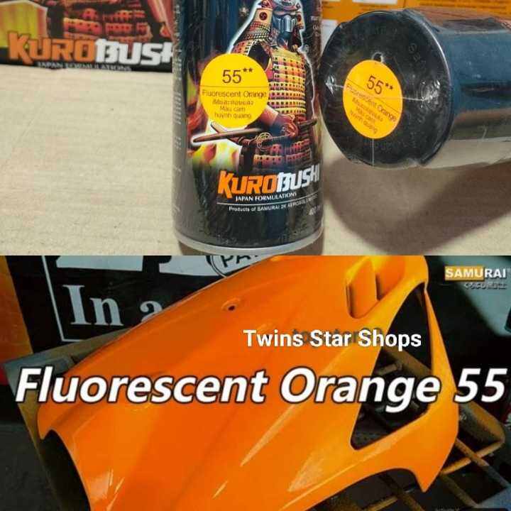 Pilok Cat Semprot Samurai Stabilo Orange / Oren Terang (55**) 400ml ...