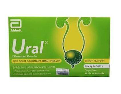Ural lemon flavour (24 sachets) for urinary pain relief (UTI) | Lazada ...