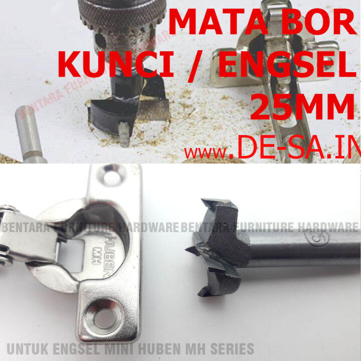Mata Bor Kayu Engsel 25MM (UNTUK ENGSEL MINI HUBEN MH ) - Forstner Bit ...