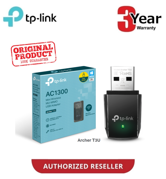 TP-Link TL-Archer T3U / Archer T3U AC1300 Mini Wireless MU-MIMO USB ...
