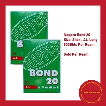 Paper Nappco Bond 20 A4 500's | Lazada PH