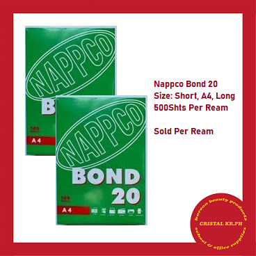 Paper Nappco Bond 20 Short 500's | Lazada PH