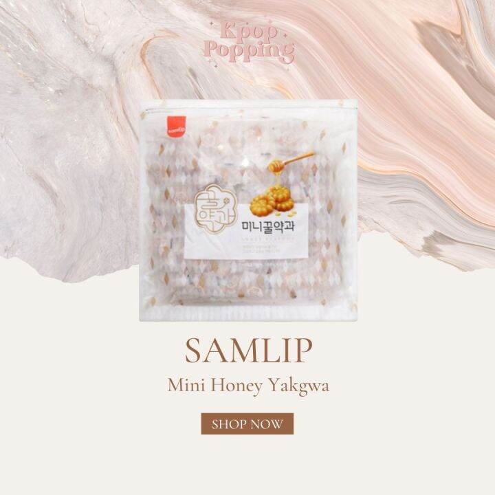 Samlip: Korean Honey Mini Biscuits Snack - 20pcs | Lazada PH