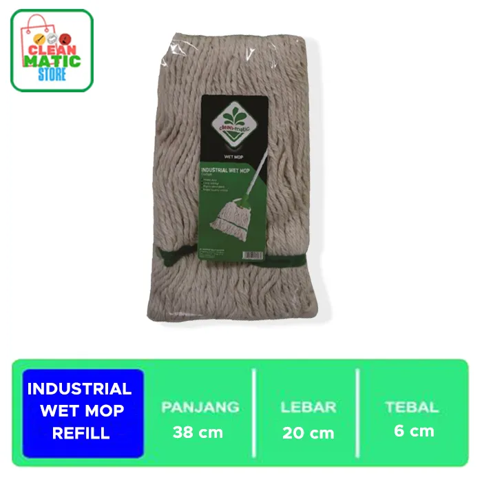 Clean Matic - Industrial Wet Mop Refill | Lazada Indonesia
