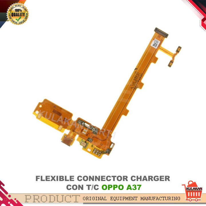 FLEKSIBEL OPPO FLEXIBLE CONNECTOR CHARGER PLUS MIC CON T/C OPPO A37 ...
