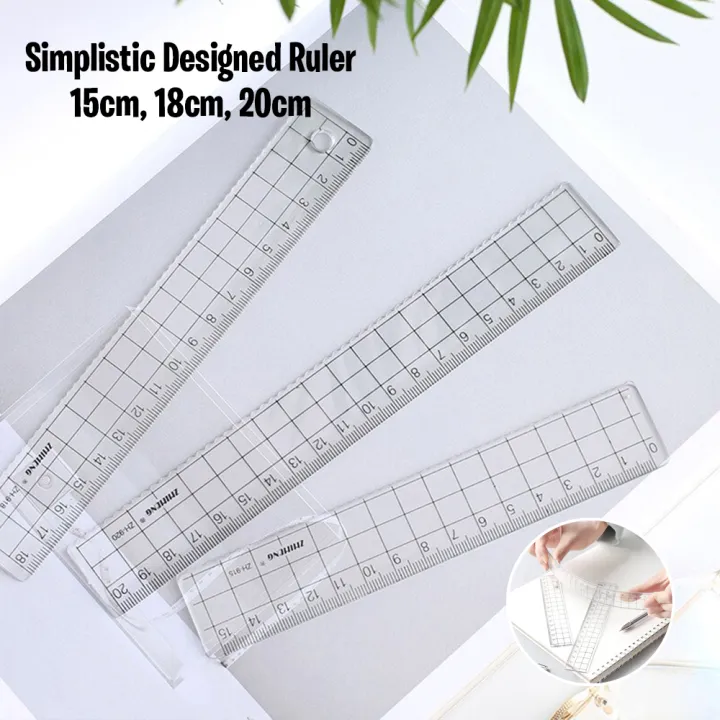 E&Y Simplistic Designed Ruler 15cm, 18cm, 20cm | Lazada PH
