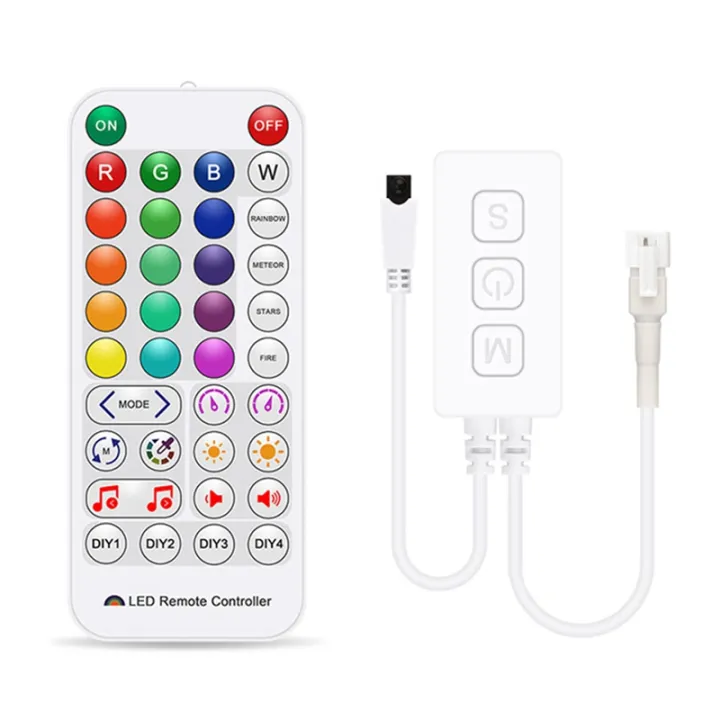 SP511E Wifi Music LED Controller for Ws2812B Ws2811 Addressable Pixel Rgb LED Strip Smart Voice ...