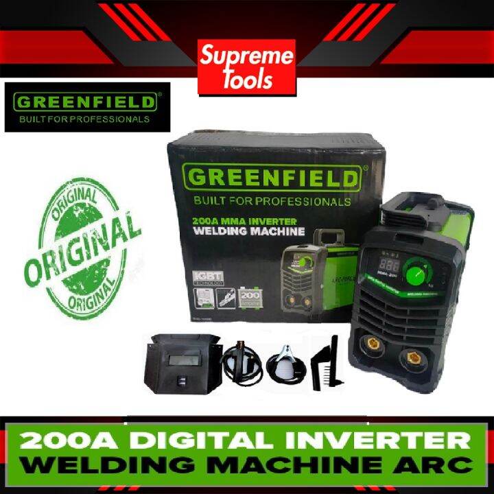GREENFIELD 200Amp MMA Inverter Welding Machine IGBT | Lazada PH