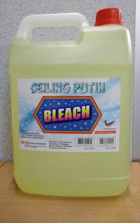 SEILING PUTIH BLEACH LIQUID PREMIUM 5KG KLORROX | Lazada