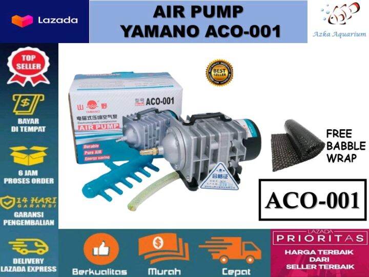 Yamano ACO 001 Pompa Udara Aerator Aquarium Kolam Hidroponik ACO001 | Lazada Indonesia