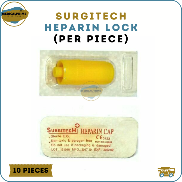 First Aid Heparin Lock / Cap - Hep Lock / Hep Cap (10 PIECE) | Lazada PH