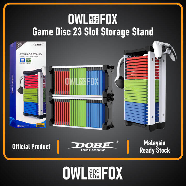 DOBE PS5 PS4 Xbox Switch Storage Stand 23 Slots Game Storage Tower Game ...