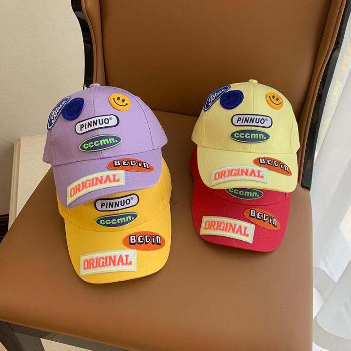 ICE Selangor Kids Unisex Baseball Cap Smile Face Wording Printing ...