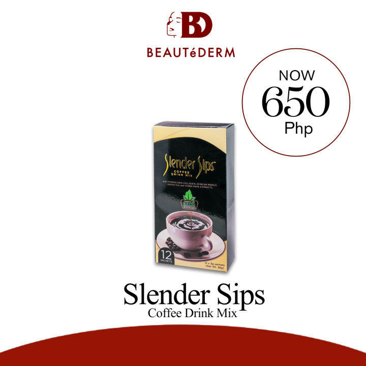 Beautederm Slender Sips Coffee Drink Mix | Lazada PH