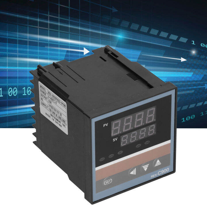 PID Temperature Controller Kit PID Temperature Thermostat Controller Intelligent Industrial 100V ...