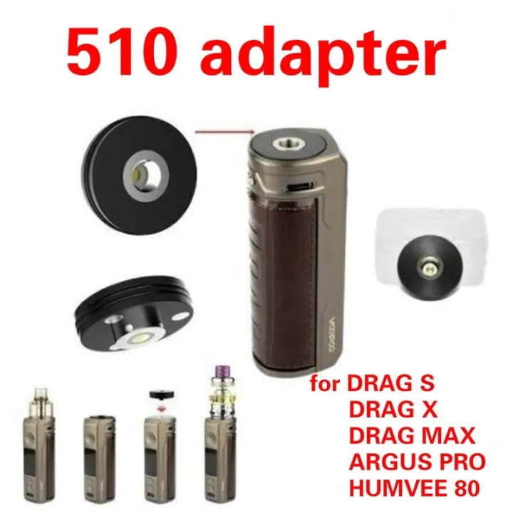 VAPE [Ship Today] 510 Adapter Compatible for VOOPOO Drag X S drag max ...