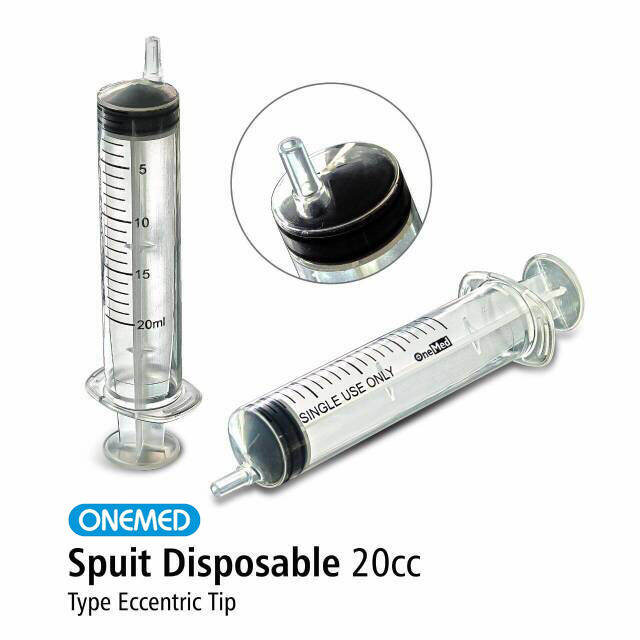 Semprotan Cuci Hidung Spuit 20cc/50cc ONEMED DISPOSABLE SYRINGE SPUIT ...
