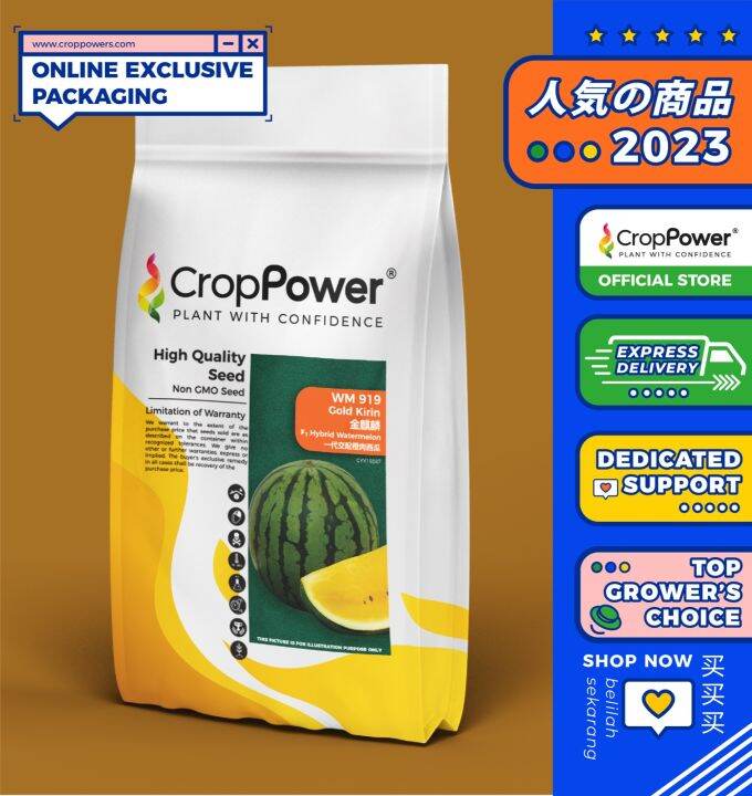 Biji Benih Tembikai Kuning/ Watermelon seeds / 西瓜种子 – CROP POWER (F1 ... Biji Benih Tembikai Kuning/ Watermelon seeds / 西瓜种子 – CROP POWER (F1 ...