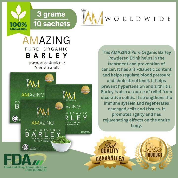 I AM Worldwide Amazing BARLEY Pure Organic Weight Loss Improves ...