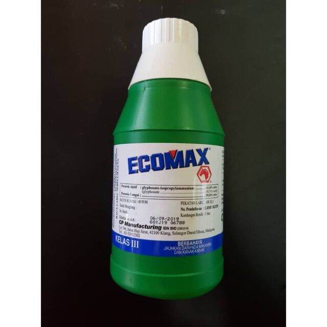 👍100% ORIGINAL! 👍 1L ECOMAX ️ 41% Glyphosate-Isopropylammonium ...