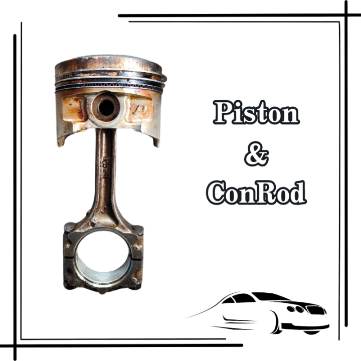 Proton Wira Toyota Mitsubishi Original Used Piston and ConRod Set (2nd ...