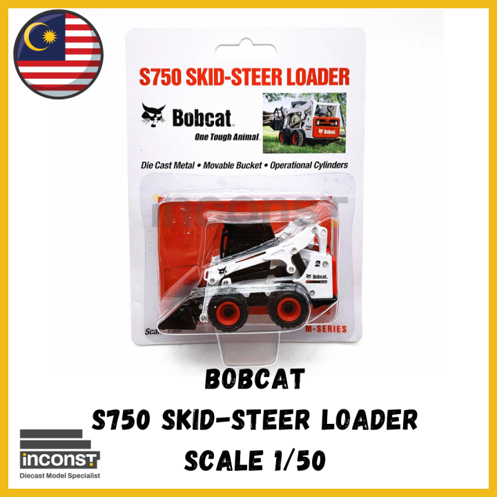 Bobcat S750 Skid-Steer Loader Construction Diecast Scale 1/50 Model ...