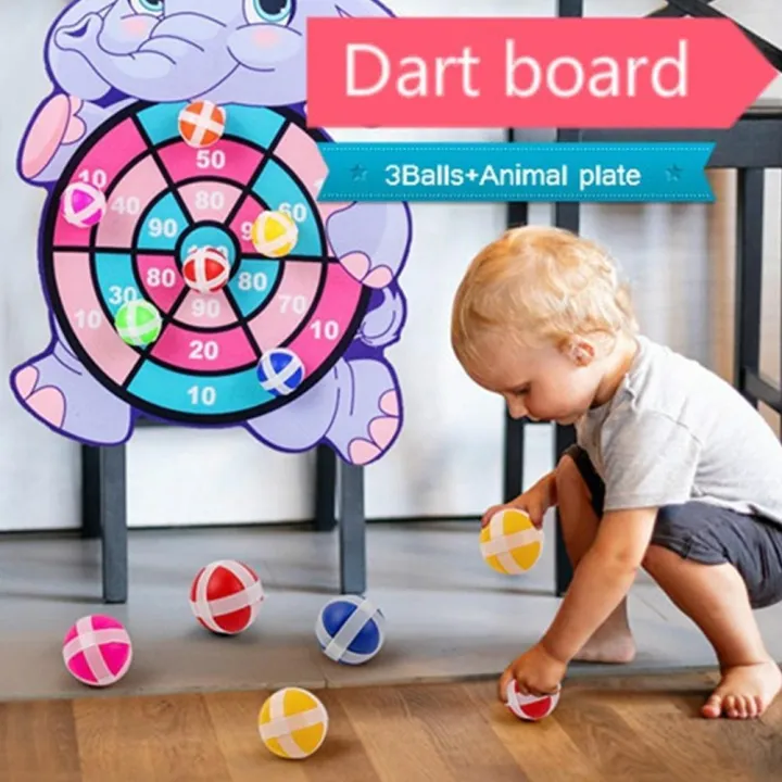 Target Sticky Ball Dartboard Creative Throw Party Outdoor Games Board ...