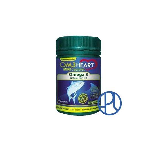 OM3 HEART OMEGA-3 ISI 60 KAPSUL | Lazada Indonesia
