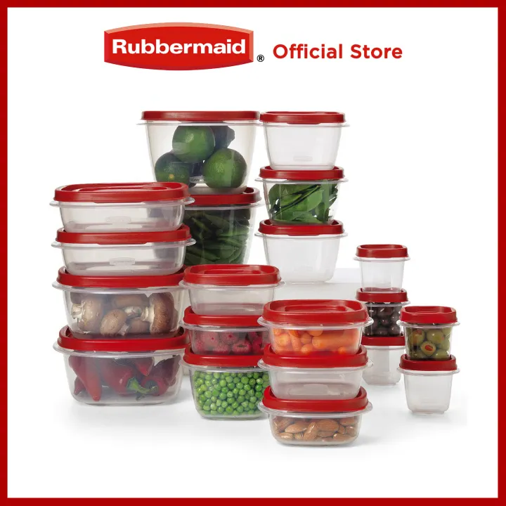 Rubbermaid Easy Find Lids 40pc Food Storage Food Container Food Keeper ...