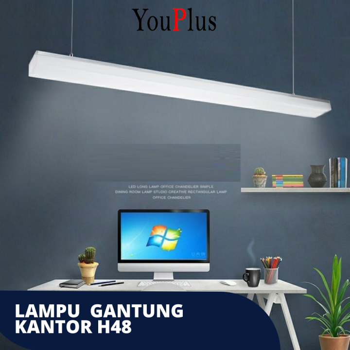 Lampu Kerja Office Kantor Hanging / Lampu Gantung LED Downlight Plafon ... Lampu Kerja Office Kantor Hanging / Lampu Gantung LED Downlight Plafon ...