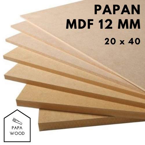 PAPAN KAYU MDF 12 MM UKURAN 20X40 CM (ISI 2 PCS) | Lazada Indonesia