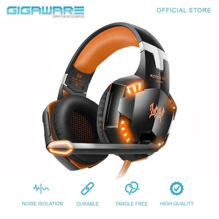 Gigaware G2000 Gaming LED Headset | Lazada PH