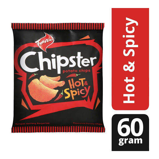 Twisties Chipster Potato Chips Hot & Spicy 60g x2PKT | Lazada