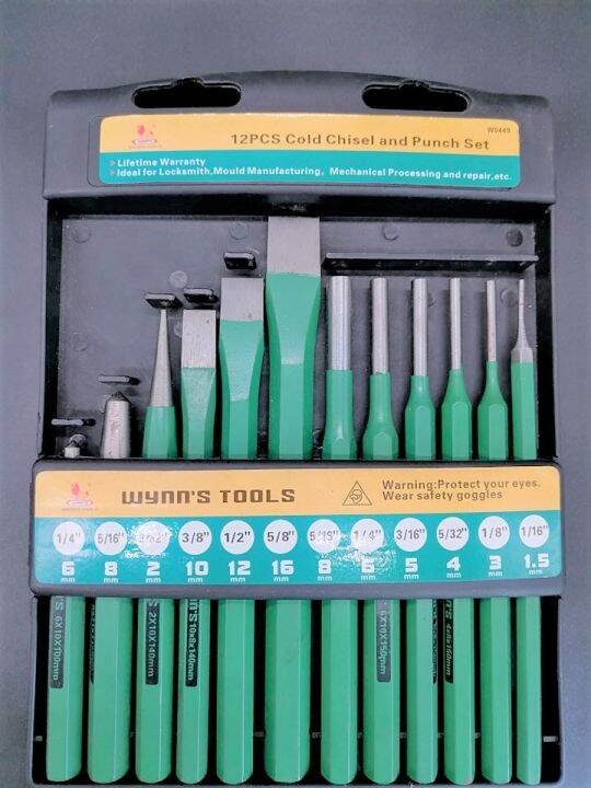 WYNN'S PIN CHISEL SET (W0449-12PCS) | Lazada PH