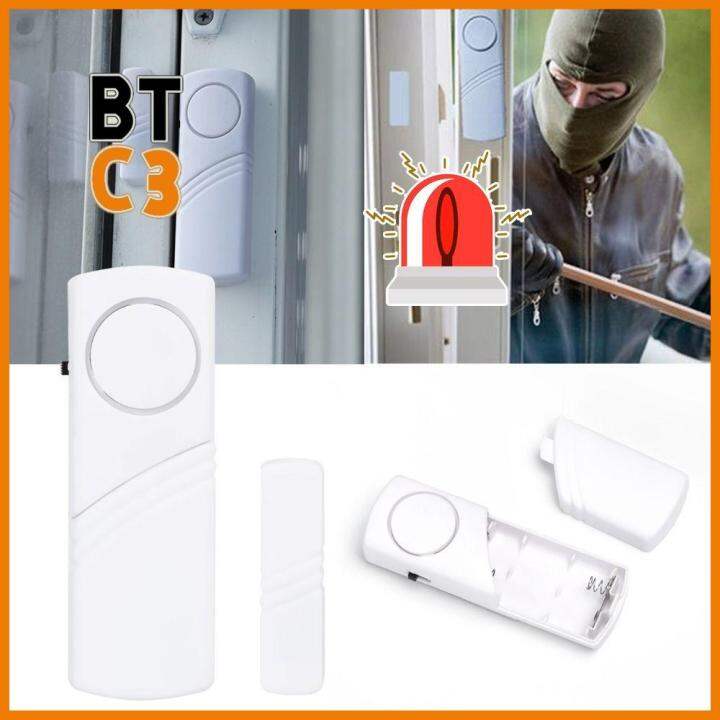 BTC3 Easy Mount Safety Wireless Device Door Window Alarm Entry Detector ...