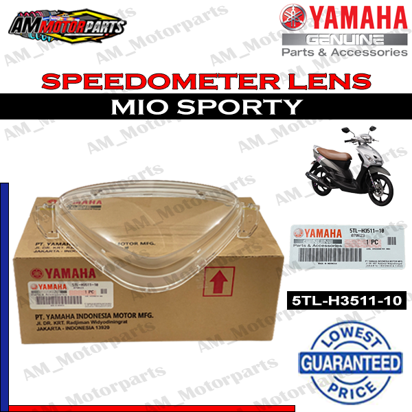 SPEEDOMETER LENS FOR MIO SPORTY (5TL-H3511-10) YAMAHA GENUINE PARTS ...