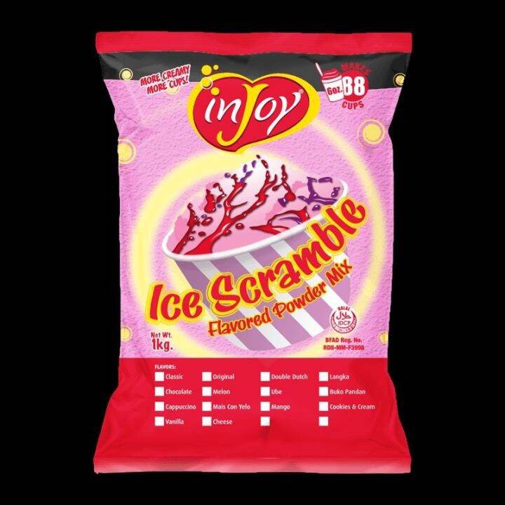 【COD】tjxpdn injoy ice scramble 1kg | Lazada PH