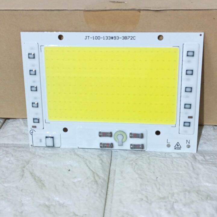 lampu led cob 100w 220v led HPL langsung colok listrik 100watt | Lazada ...