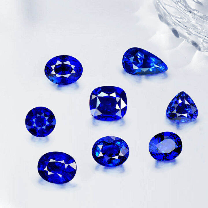 ตัดธรรมชาติ3A ไพลินแทนซาเนียแร่คอรันดัม Spinel Royal สีน้ำเงินถุงถั่ว ...